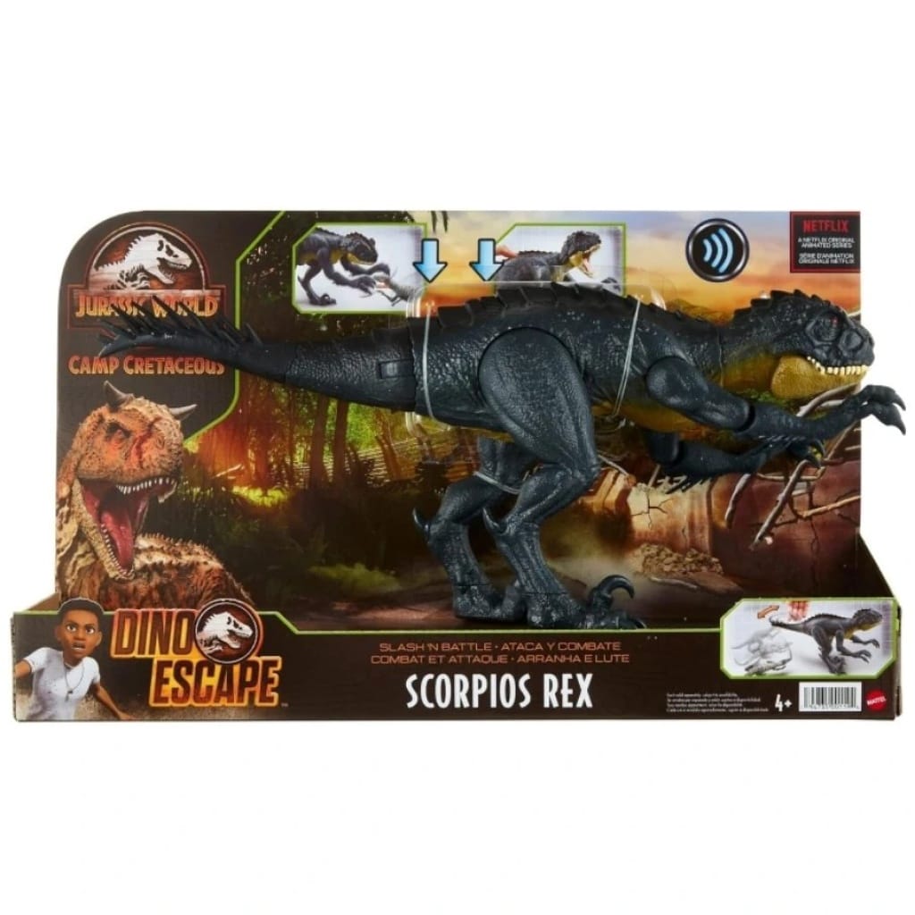 Jurassic World Scorpios Rex Dino Escape - Ziggytoys